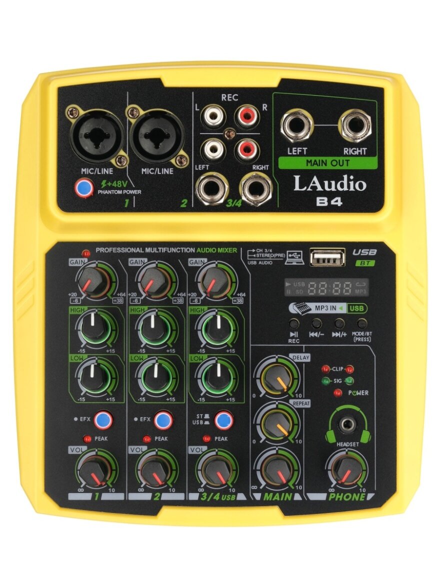 Микшерный пульт Laudio B4, 4 канала