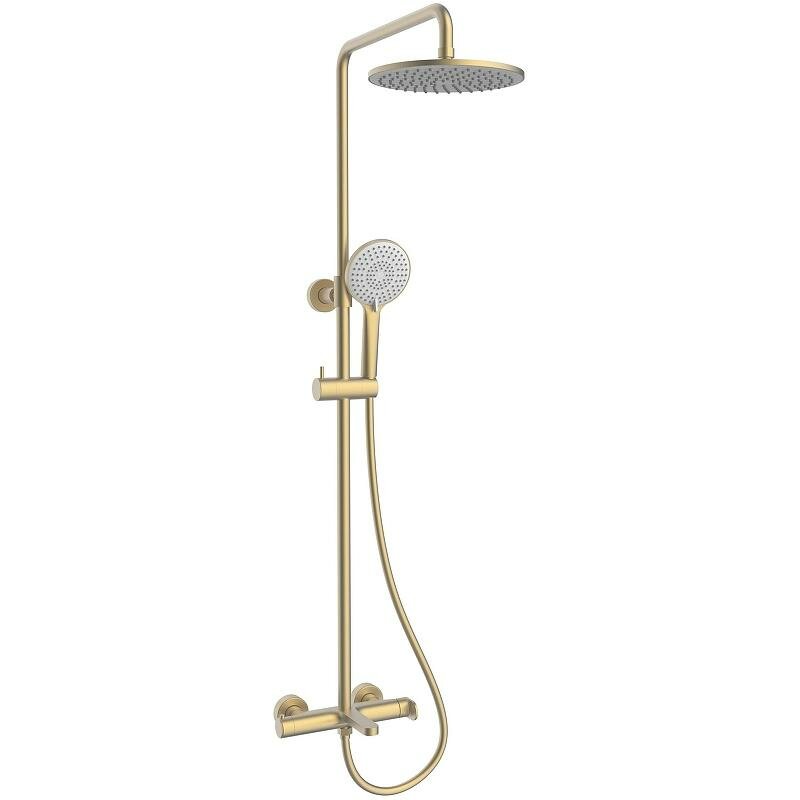 Душевая система Vincea Rondo VSFS-1R1BG Брашированное золото