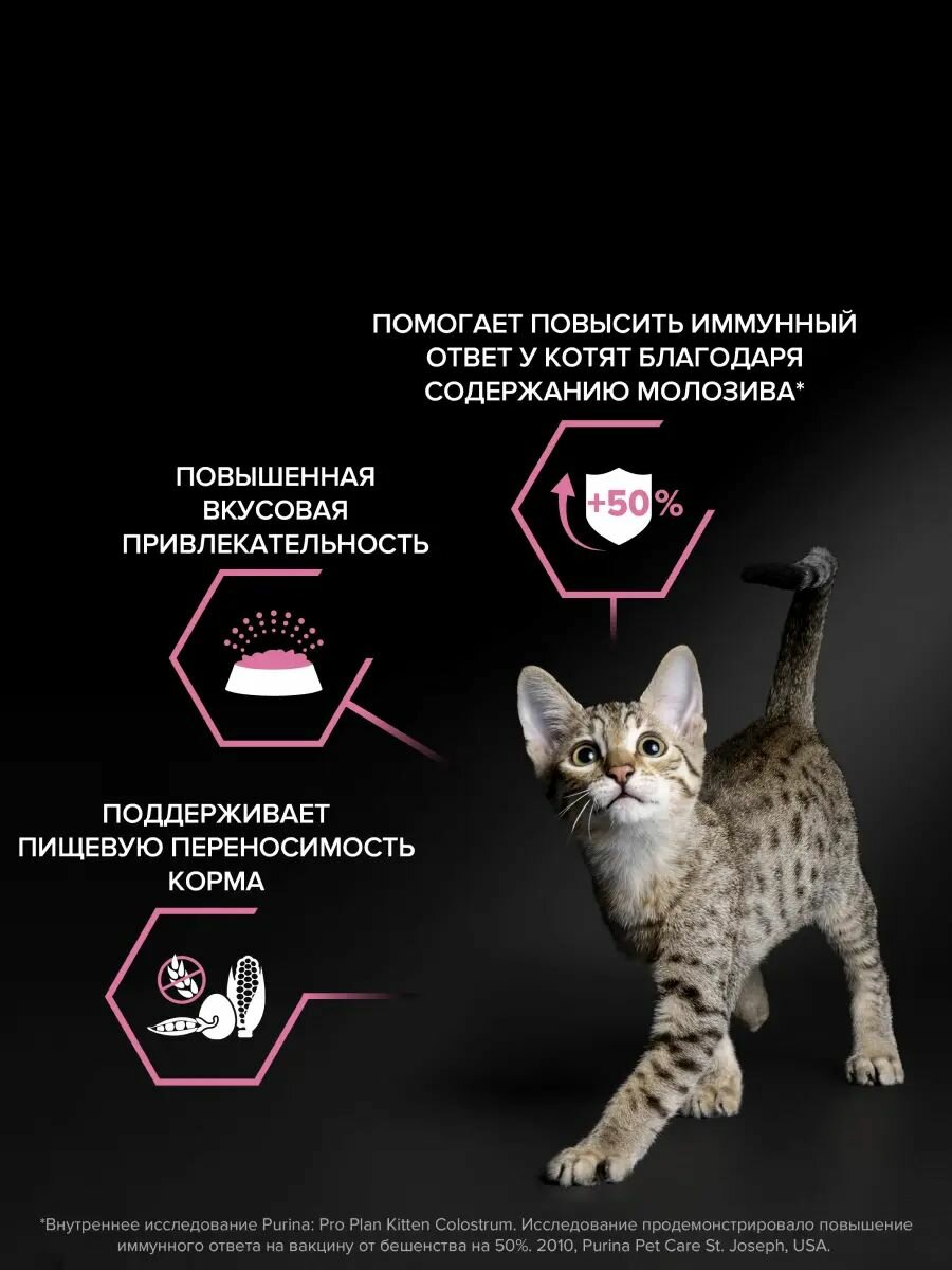 Сухой корм PRO PLAN DELICATE DIGESTION для котят для чувствительного пищеварения с индейкой 400 г