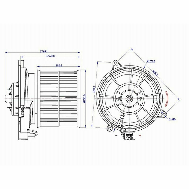 Мотор печки для Ford Fusion 2002-2012, Форд Фьюжн мотор печки SAT ST-1252926, oem 1252926