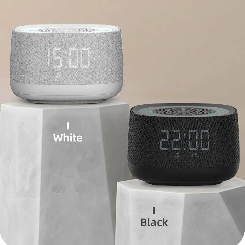 Генератор белого шума 4-в-1: для сна, будильник, ночник с подсветкой и Bluetooth-колонкой