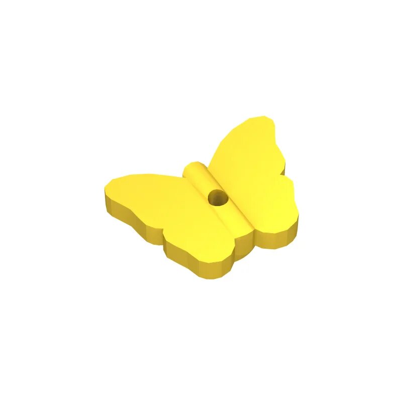 Блочные конструкторы JIAJIALE животные бабочка Желтый, yellow