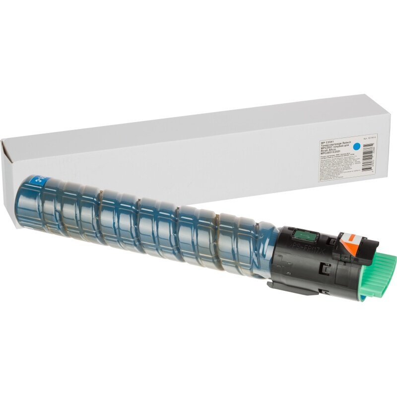 Тонер-картридж Retech MP C2551, голубой, для Ricoh MP С2051, 2551 (841505/842064/842468)