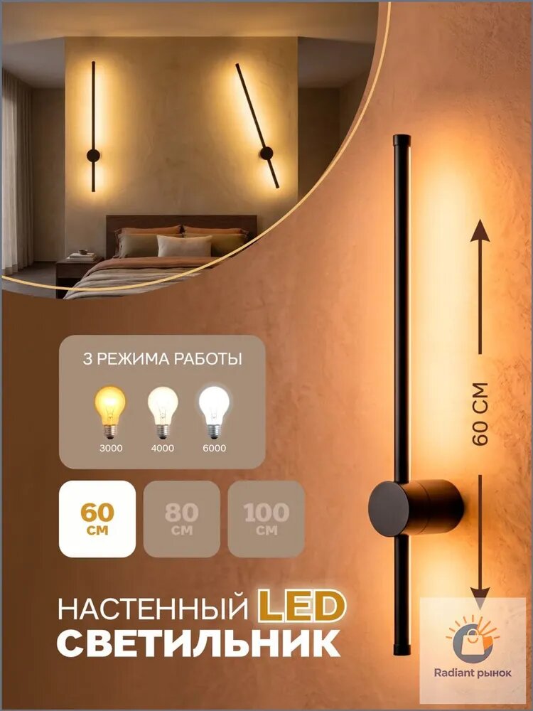 Спектр Настенный светильник, LED