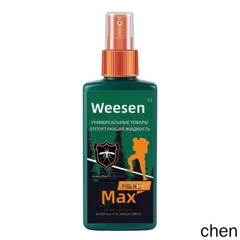 Средство от комаров WEESEN для активного отдыха, 100 мл, спрей с DEET