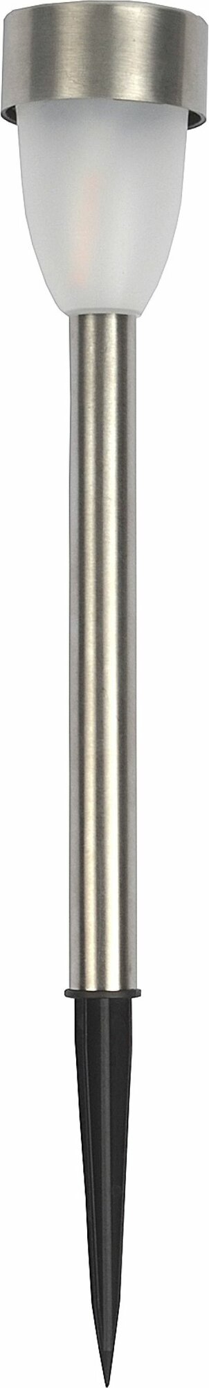 Уличный светильник Uniel / Юниэль USL-S-187/MM360 Metal Torch грунтовый с встроенным аккумулятором и солнечной панелью, 55x365мм, IP44, UL-00007926 / садовое освещение