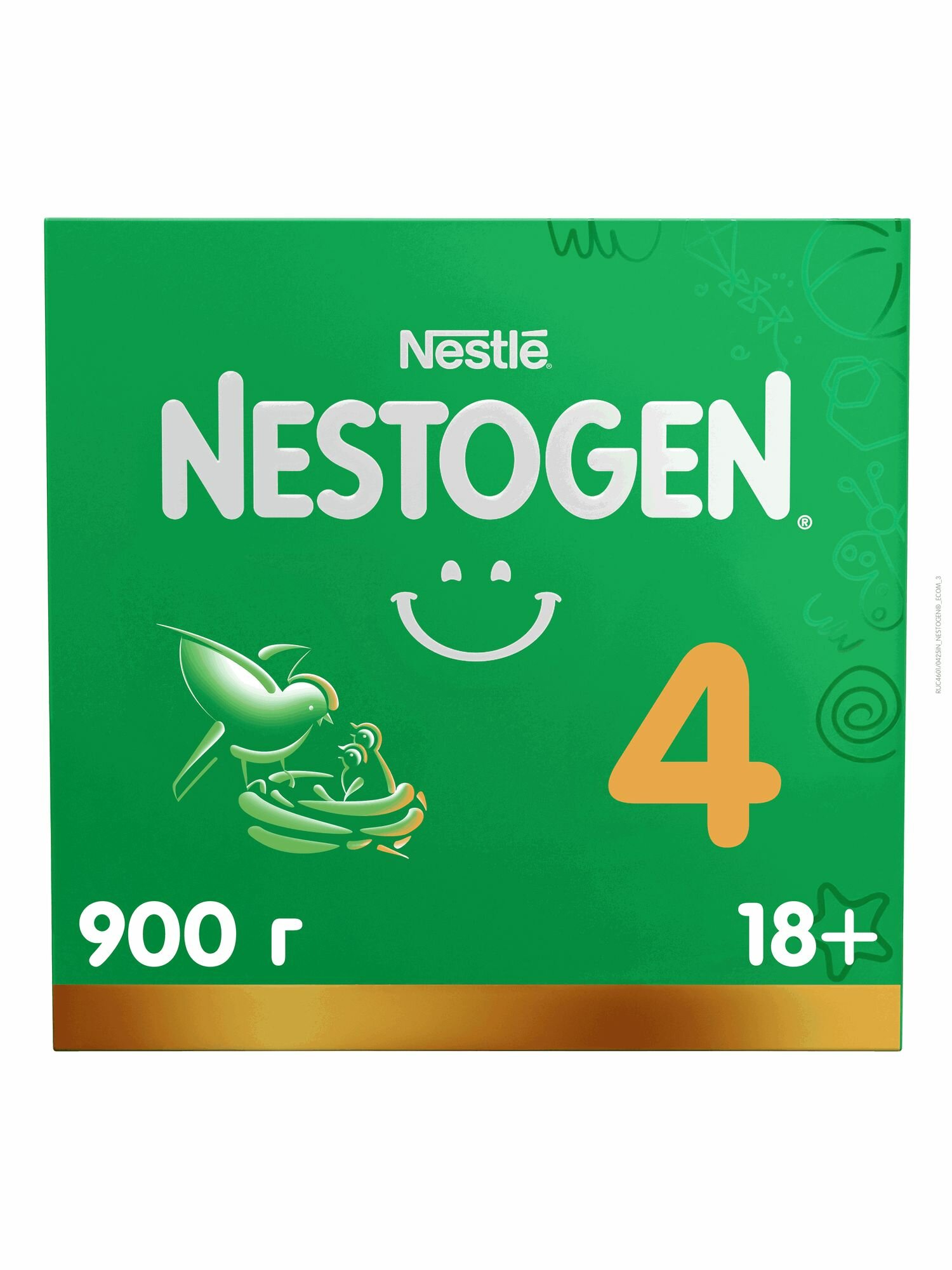 Молочко детское Nestogen 4, с 18 месяцев, 900 г 4 ступень 900 грамм с 18 мес