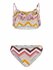 Купальник Missoni Zigzag-print fringed bikini, размер 104, coral pink