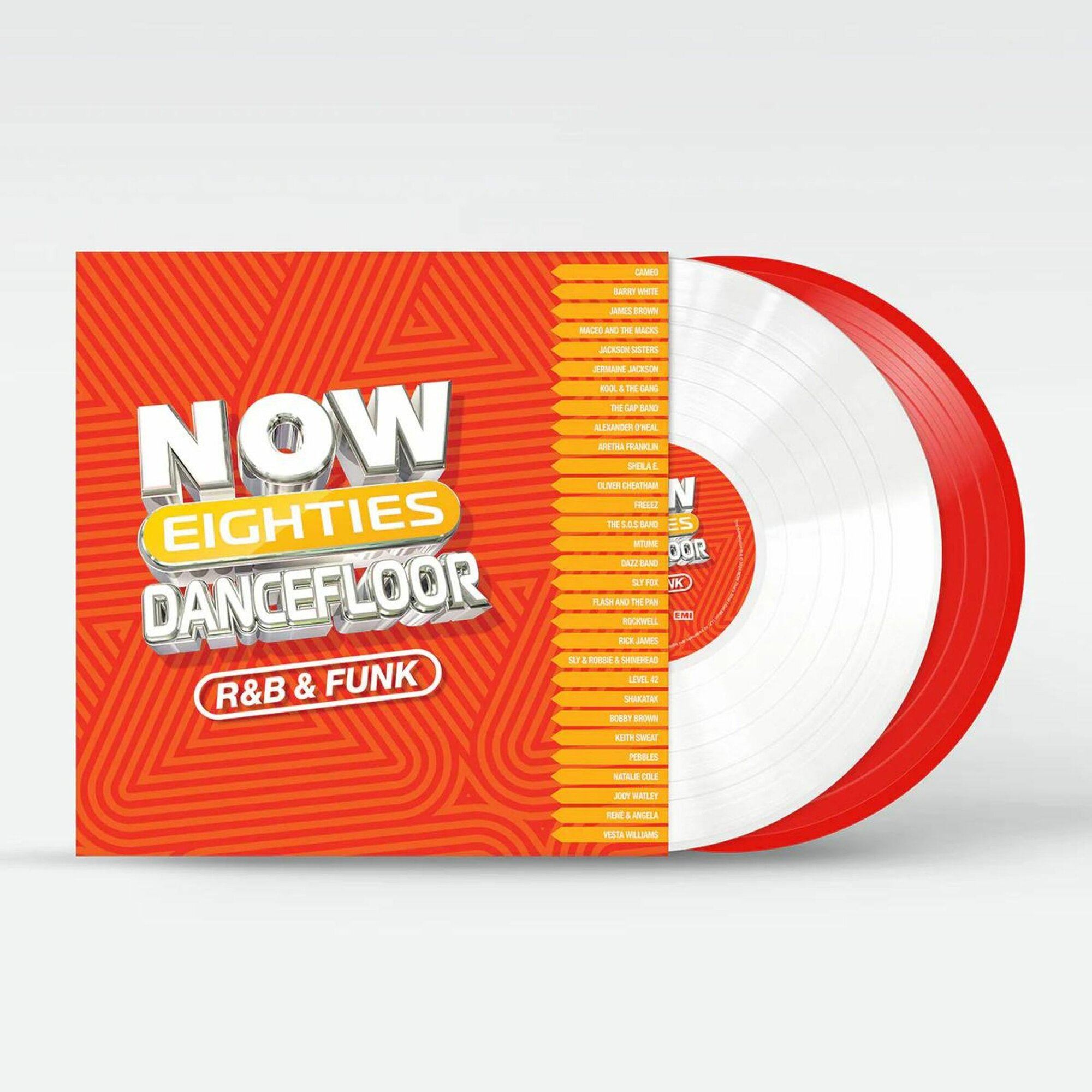 Виниловая пластинка Various Artists - Now 80s Dancefloor: R&B & Funk (2LP Красно-белый винил) 2024