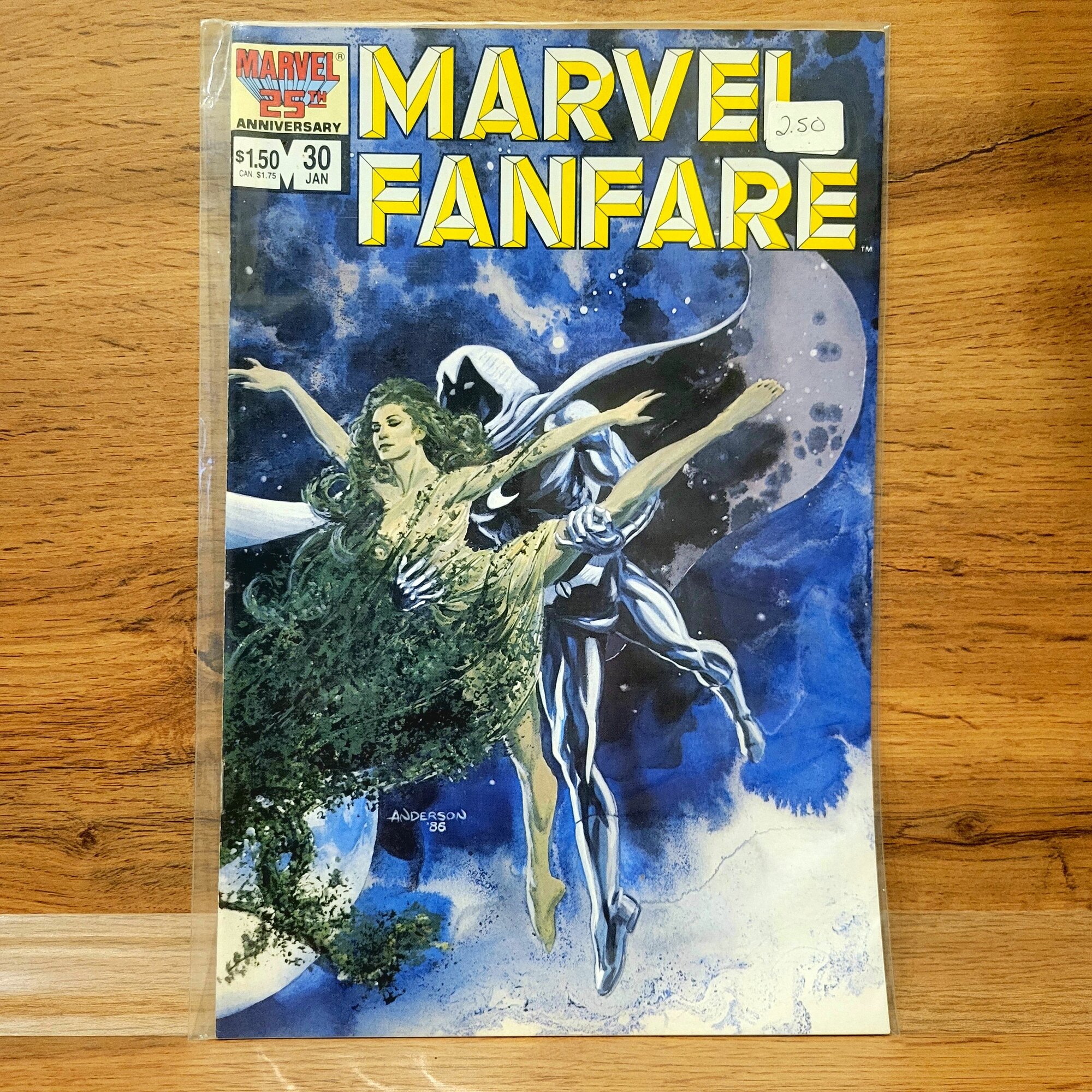 Ретро Комикс Marvel Fanfare #30. 1991 Год. Комикс (сингл) на английском языке