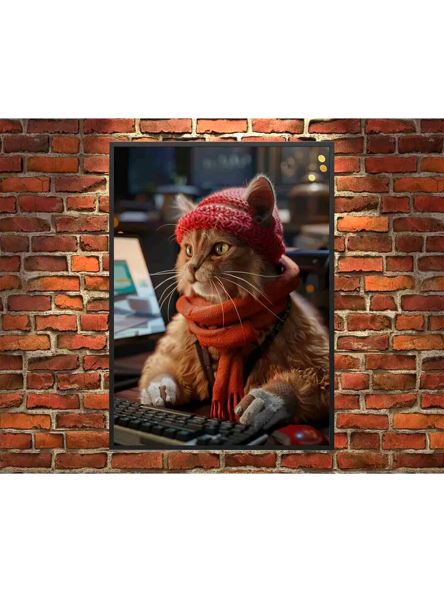 Као Мани Кот-программист 2, Плакат 30x42см