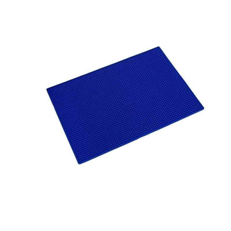 Резиновый коврик для бара 30x15cm, Синий, Синий