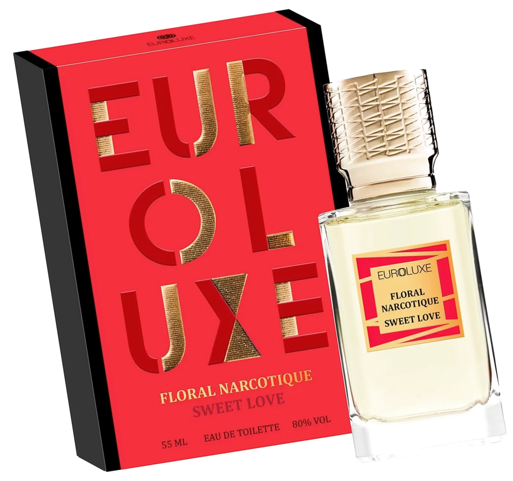 Аромат Евролюкс Флорал Наркотик Свит Лав 55 мл женский - Euroluxe Floral Narcotique Sweet Love