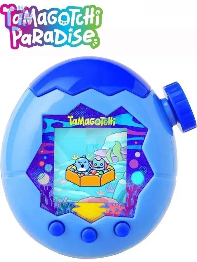 Bandai Tamagotchi Paradise Virtual Pets, меню на английском языке