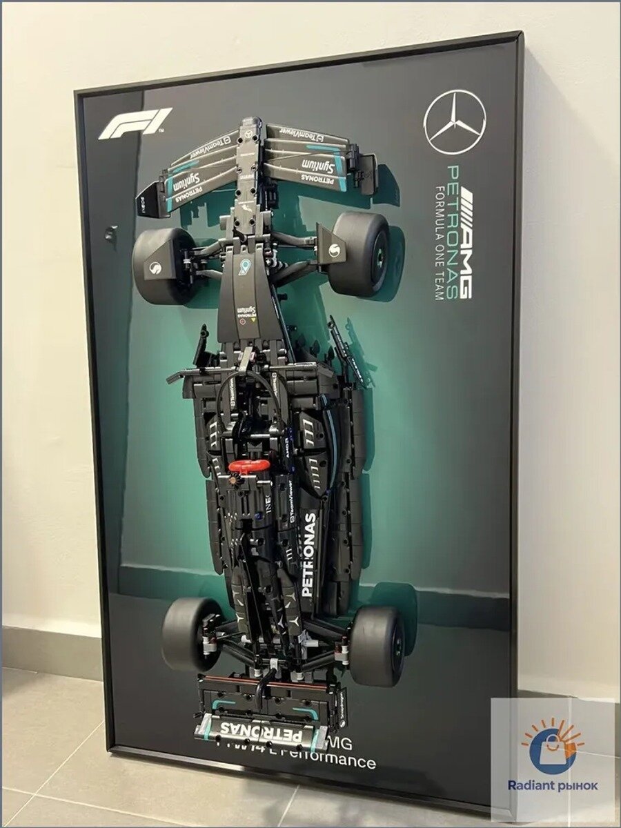 Конструктор Формулы 1 Technic: болид Mercedes-AMG F1 W14, 1642 детали