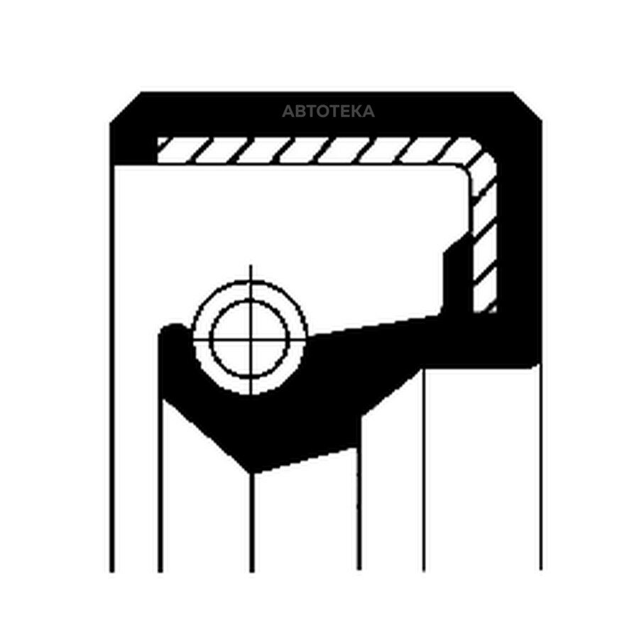 Сальник коробки передач CORTECO 12010955B