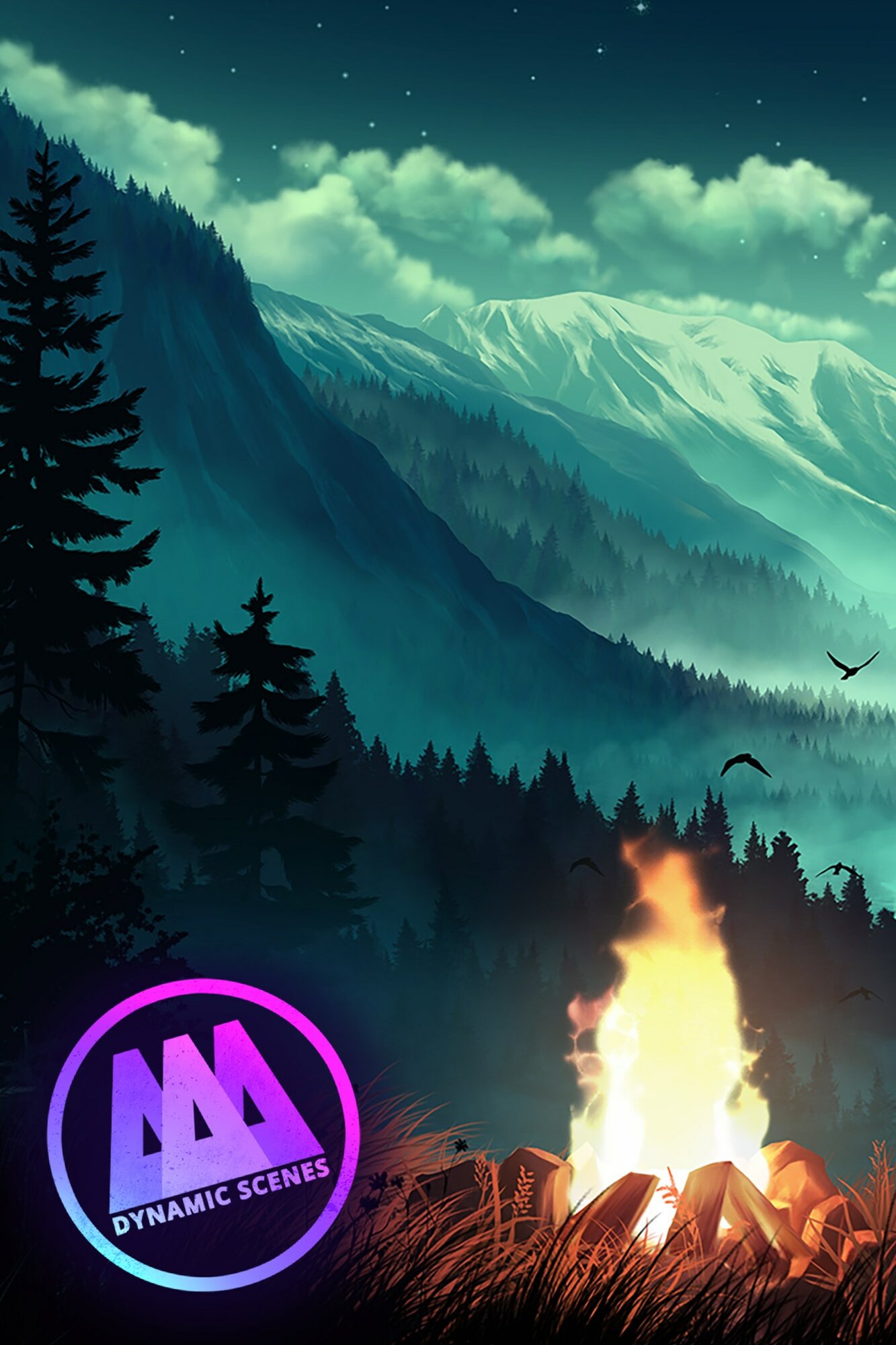 Дополнение AAA Dynamic Scenes - Valley Under Moonlight Dynamic Scene — Xbox Series X|S, Xbox One — Цифровая версия