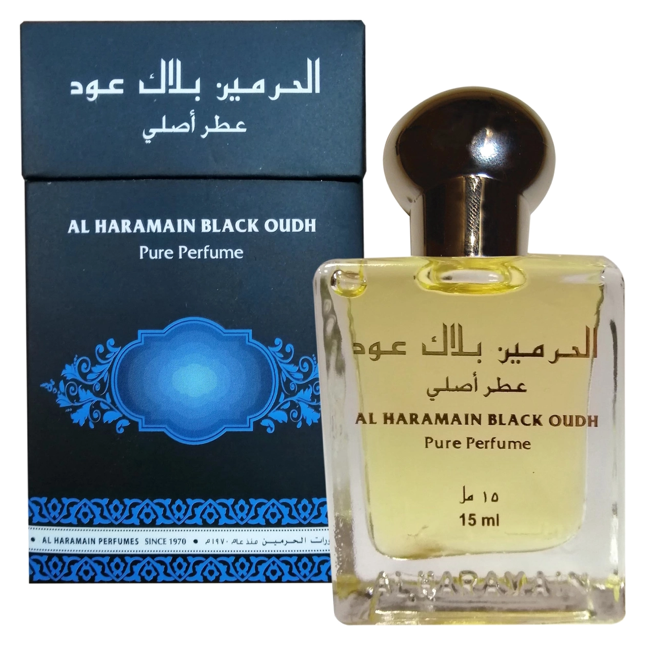 Духи мужские Al Haramain Black Oudh 100 мл / Аль Харамейн Блек Уд насыщенный Черный Уд