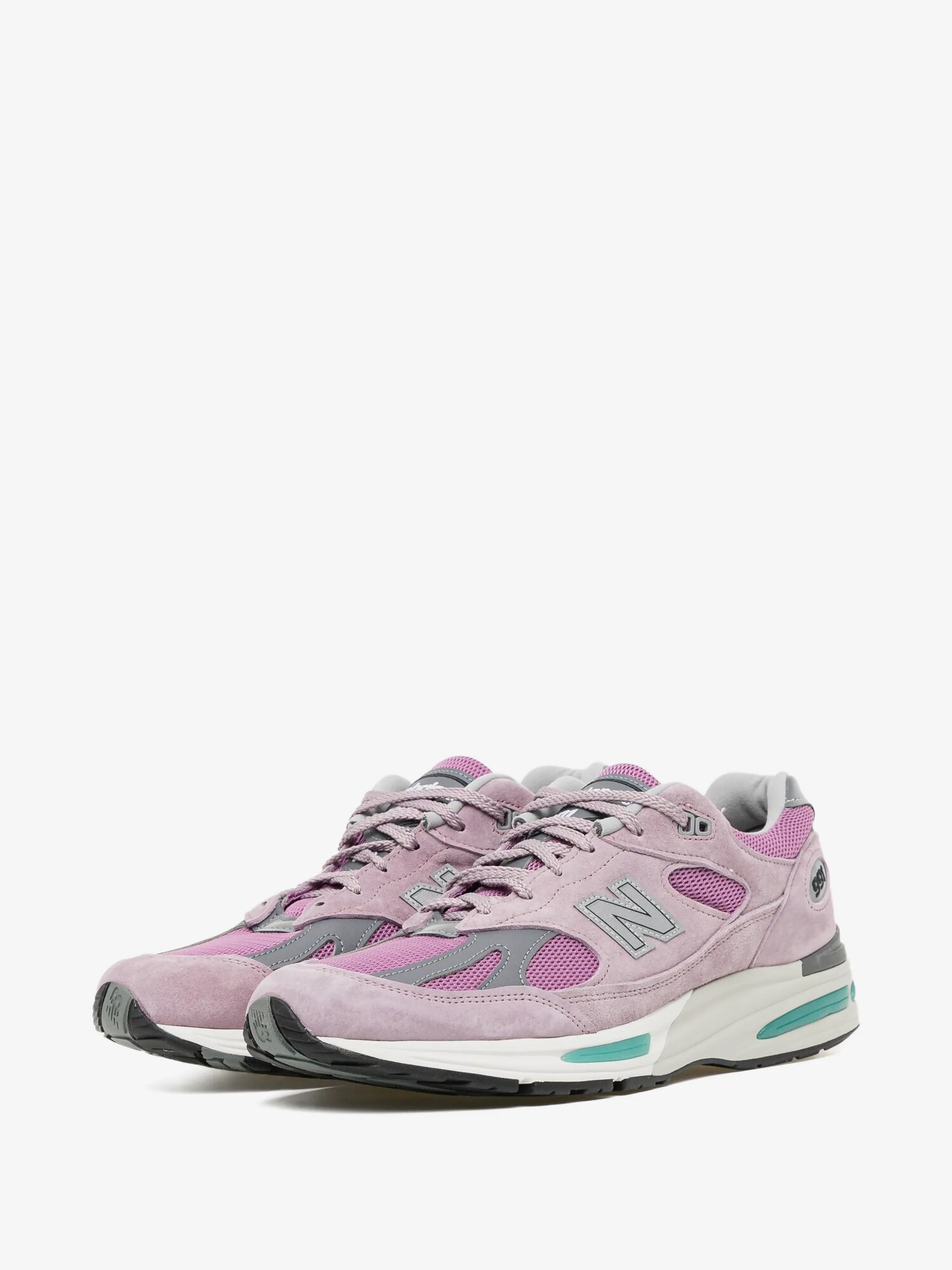 Кроссовки New Balance 991v2, размер 8, фиолетовый — фото 1