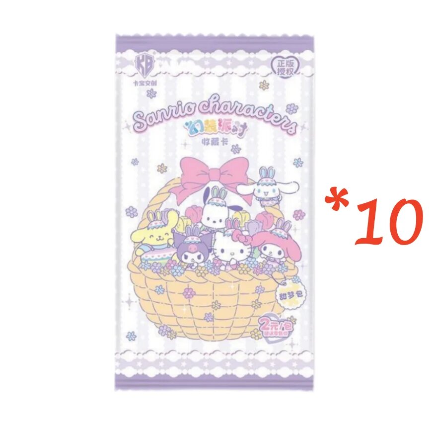 Коллекционные карточки KABAO Sanrio Family Wave 9 10Packs(30Cards)