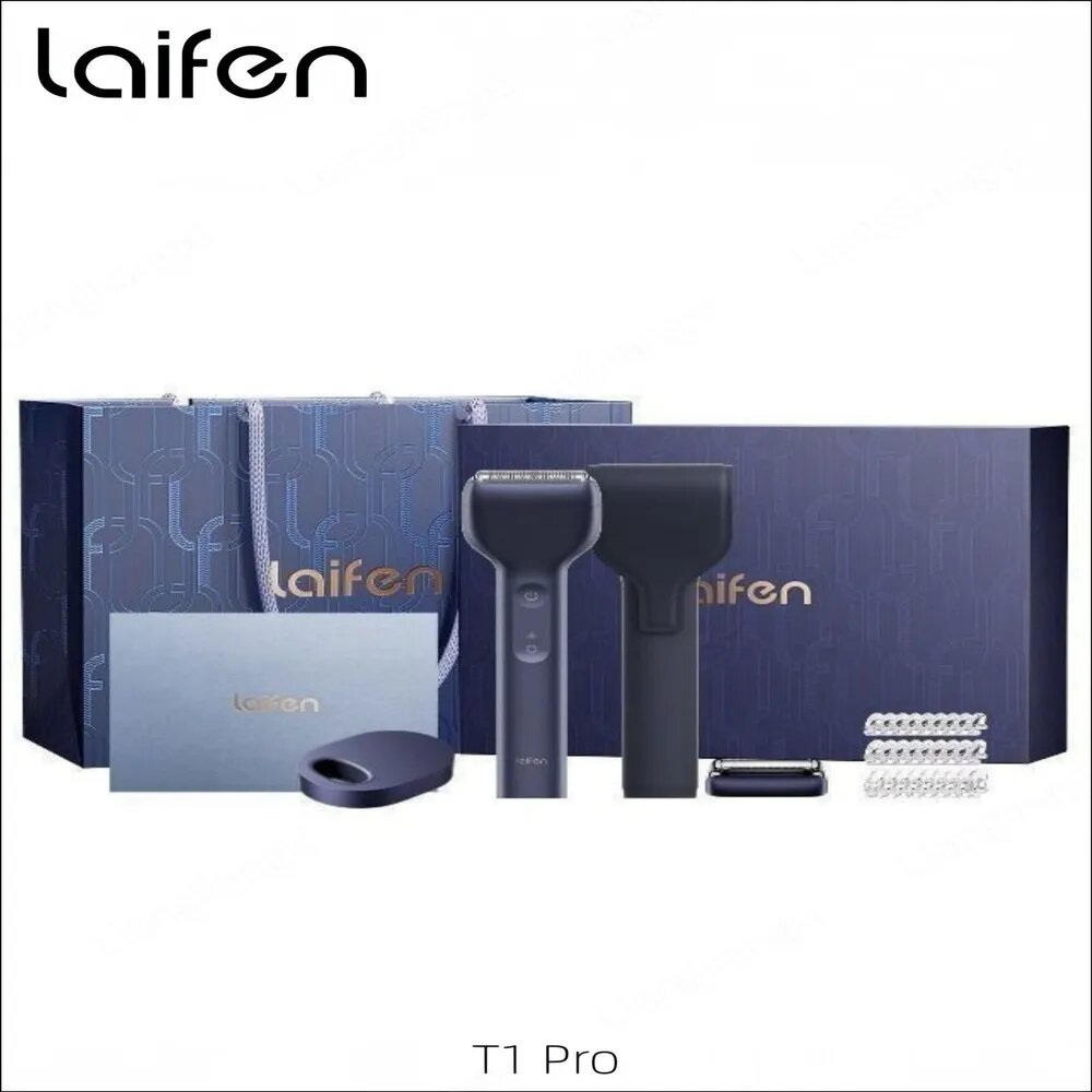 Электробритва Laifen T1 PRO Набор, темно-синий