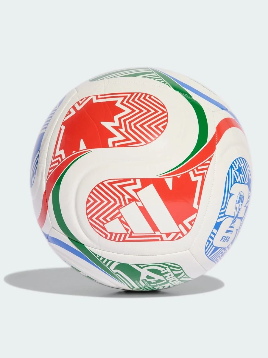 Adidas Мяч футбольный, 5 размер, белый