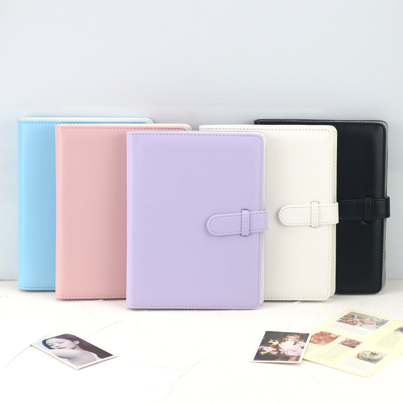 Альбом для фото Polaroid Mini Series 3 дюйма с 256 отсеками, кожаный чехол из ПУ, белый