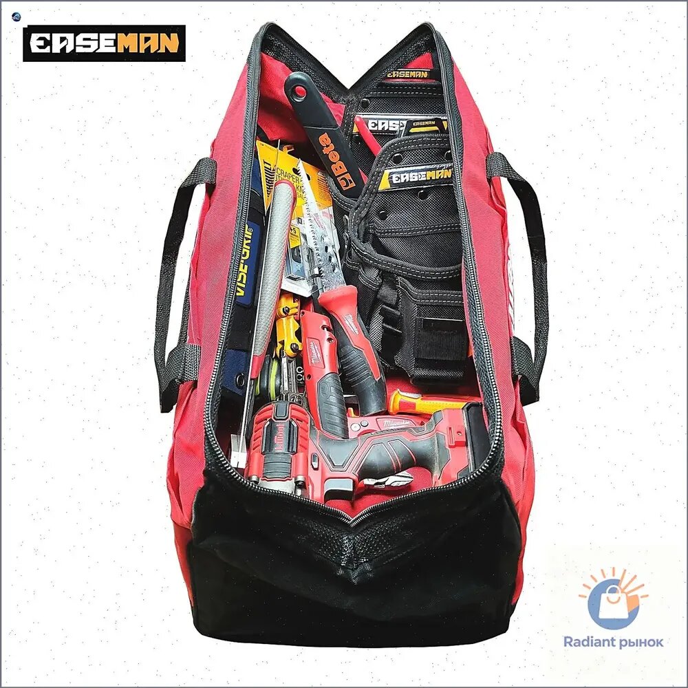 Сумка для инструментов Milwaukee M18 FUEL 50x30x30 см, красная, Макс. нагрузка 25 кг — фото 1