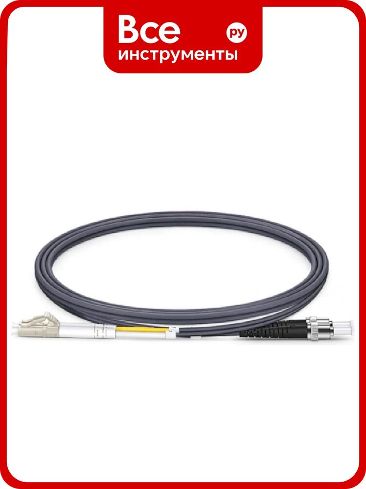 Патч-корд оптический, дуплексный MM 62.25/125 TopLan 10.0 м DPC-TOP-OM1-LC/P-LC/P-10