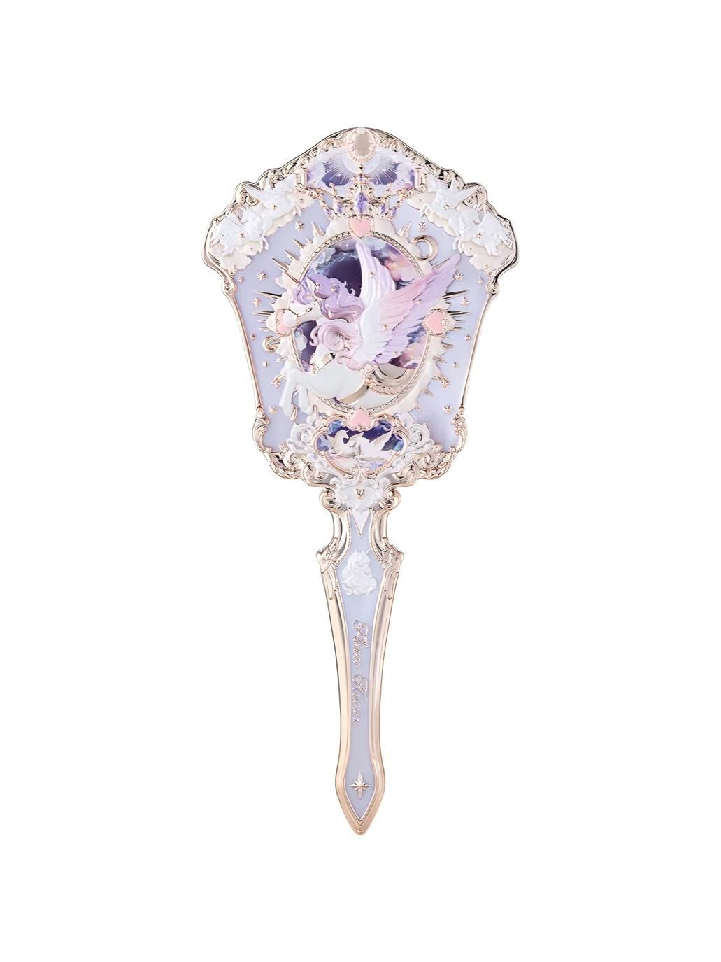 Зеркало для макияжа Knight Unicorn Hand Mirror, карманное косметическое зеркало для сумочки