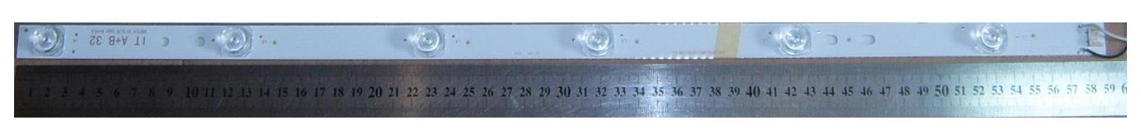 Подсветка LED 590мм 6 линз вогнутые для ЖК телевизора 60LB5610-CD DRT3.0 32 A+B type Rev0.2