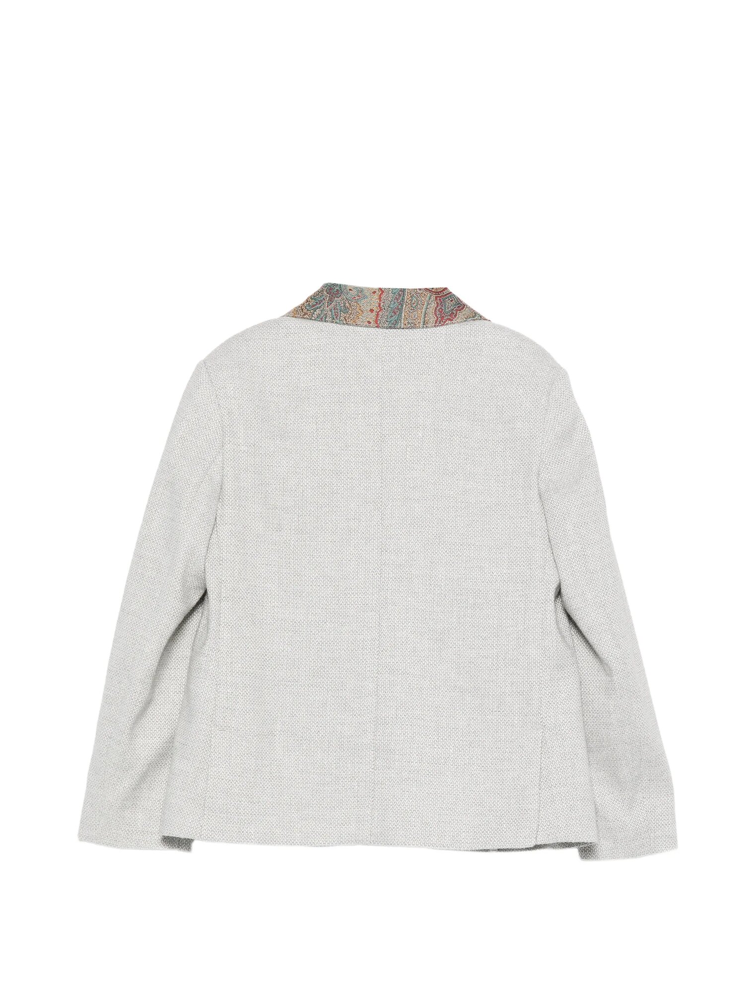 Пиджак ETRO Notched-lapel blazer, размер 4 года, серый — фото 1