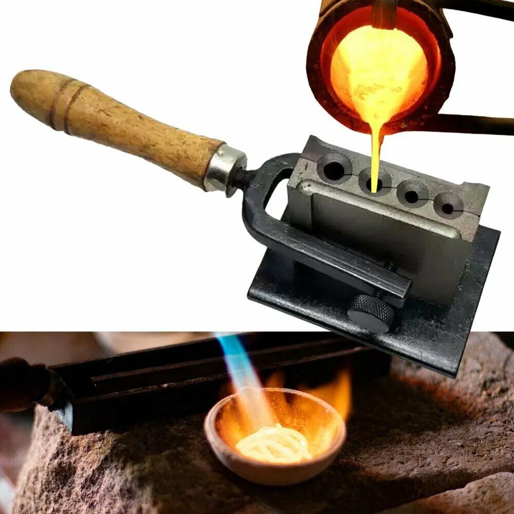 Изложница ювелирная вертикальная используется для литья цветных металлов , золото , серебро