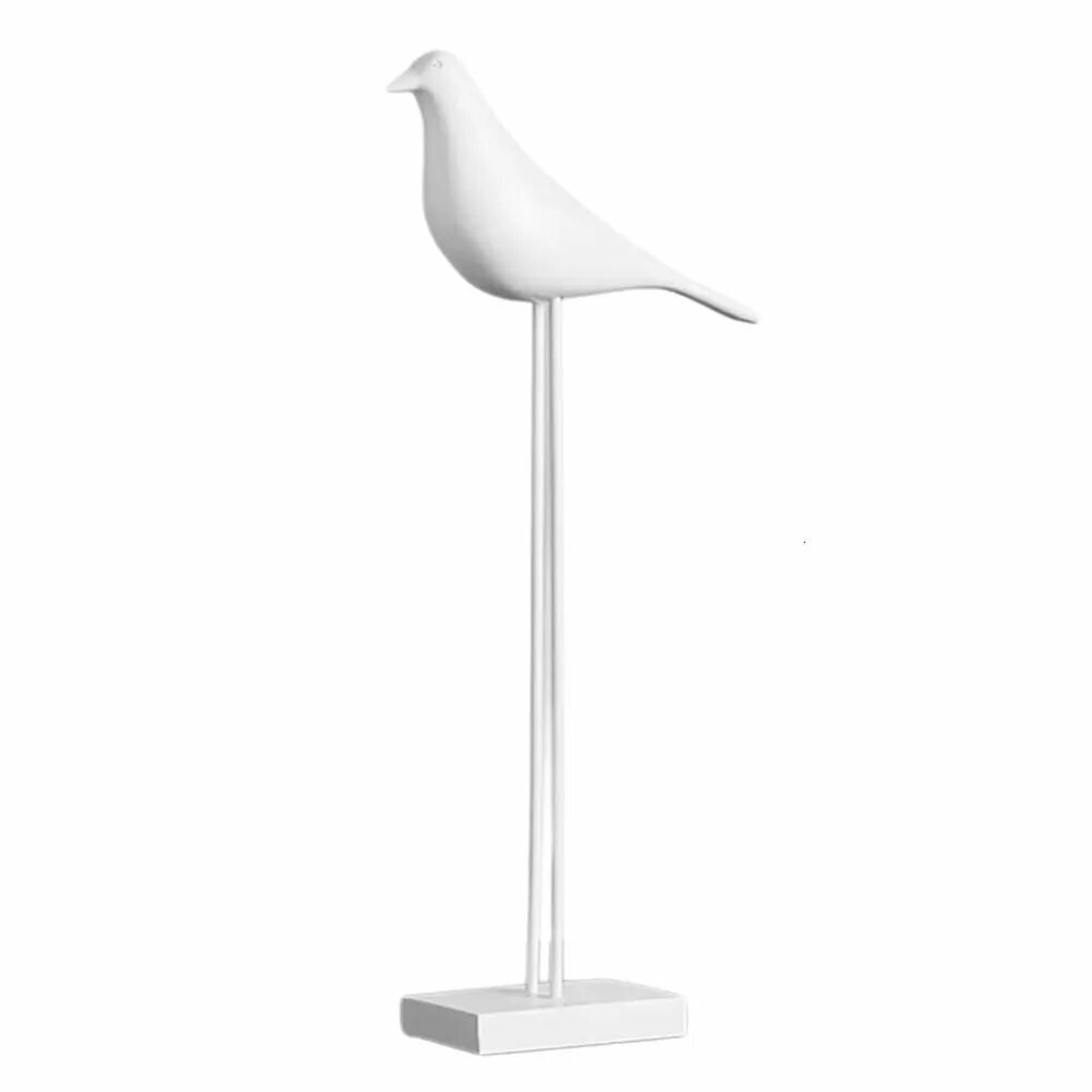 Декоративные фигурки птиц, Белый - Большой