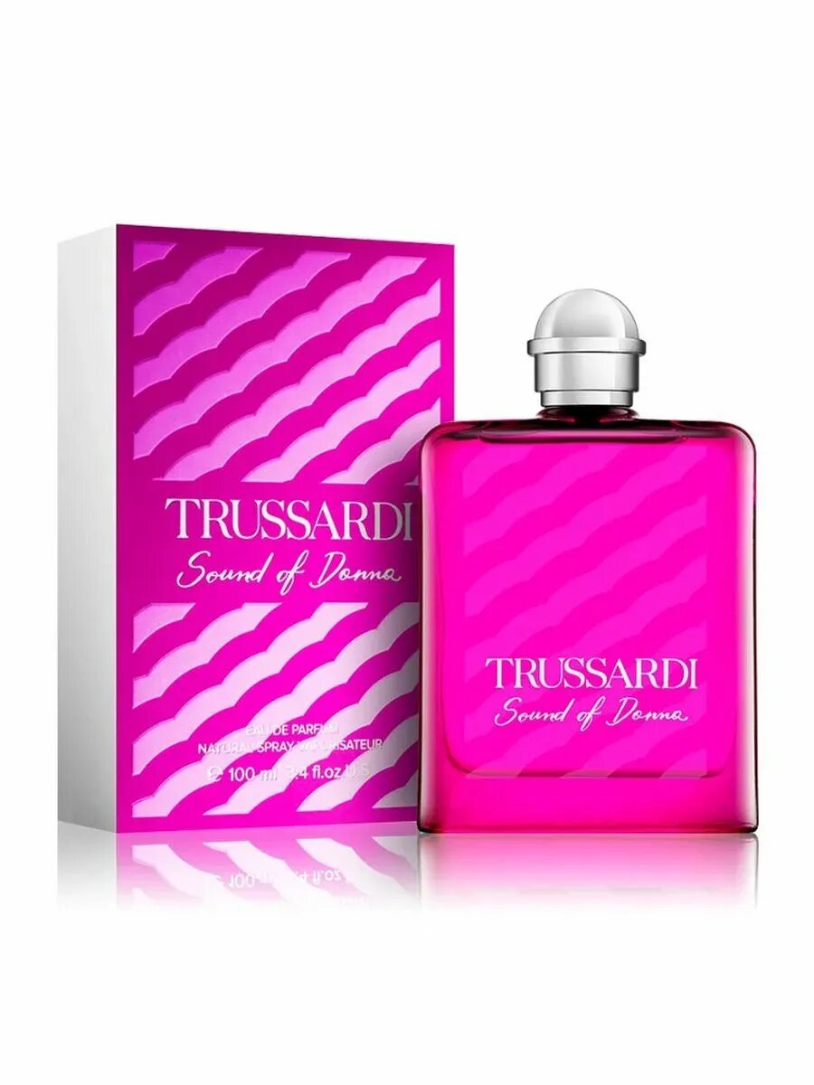 Парфюмерная вода для женщин Trussardi Sound of Donna 100 мл гурманские духи сливки с миндалём, восточно-цветочный аромат