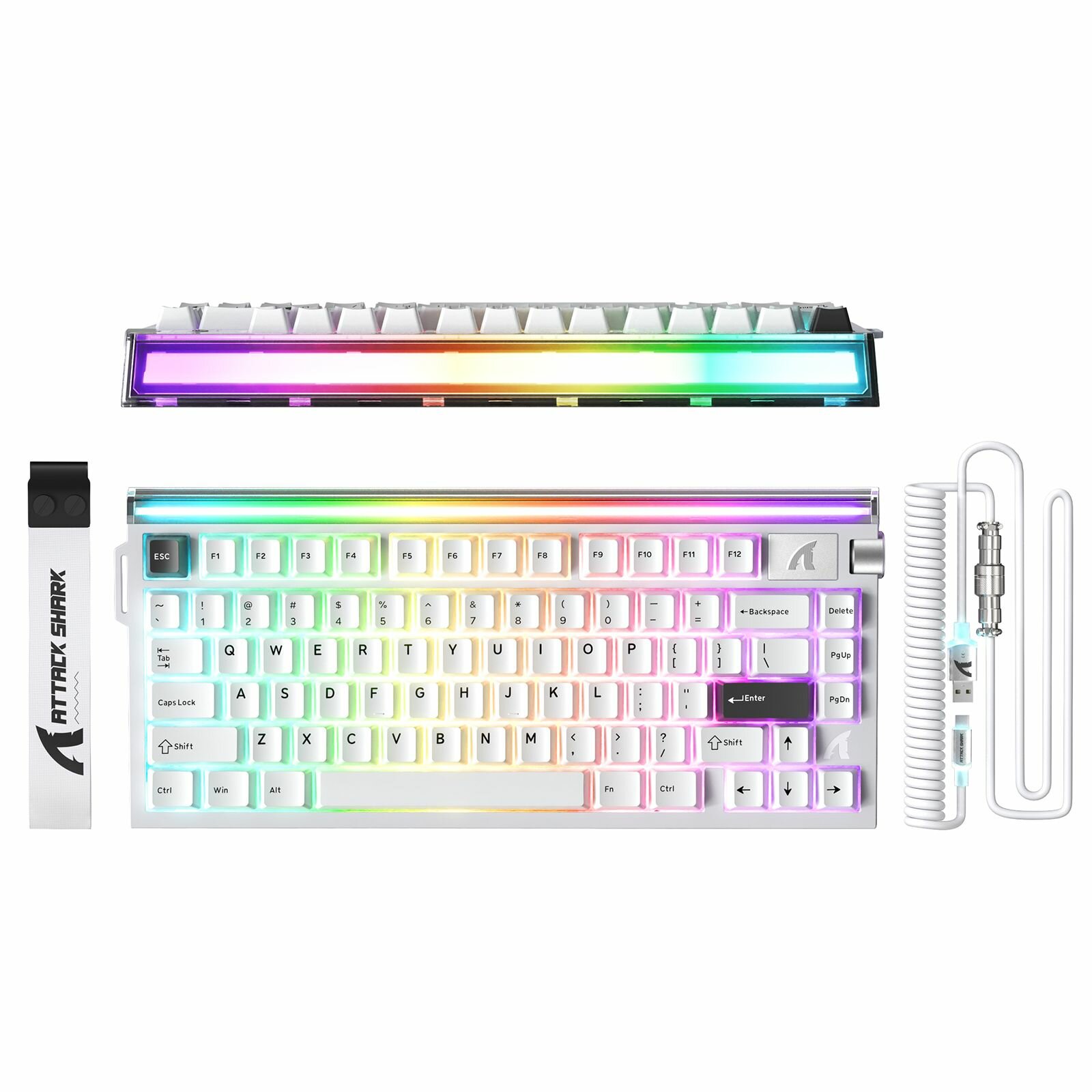 ATTACK SHARK R85 HE проводная игровая клавиатура 75% Hall Effect 8K RGB-