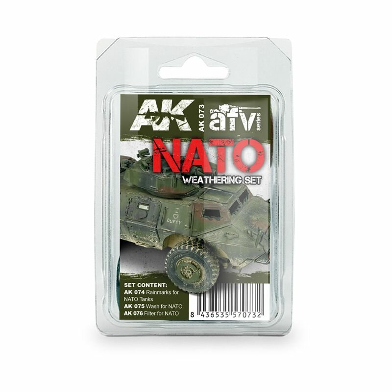 Набор красок AK Interactive NATO Weathering Set