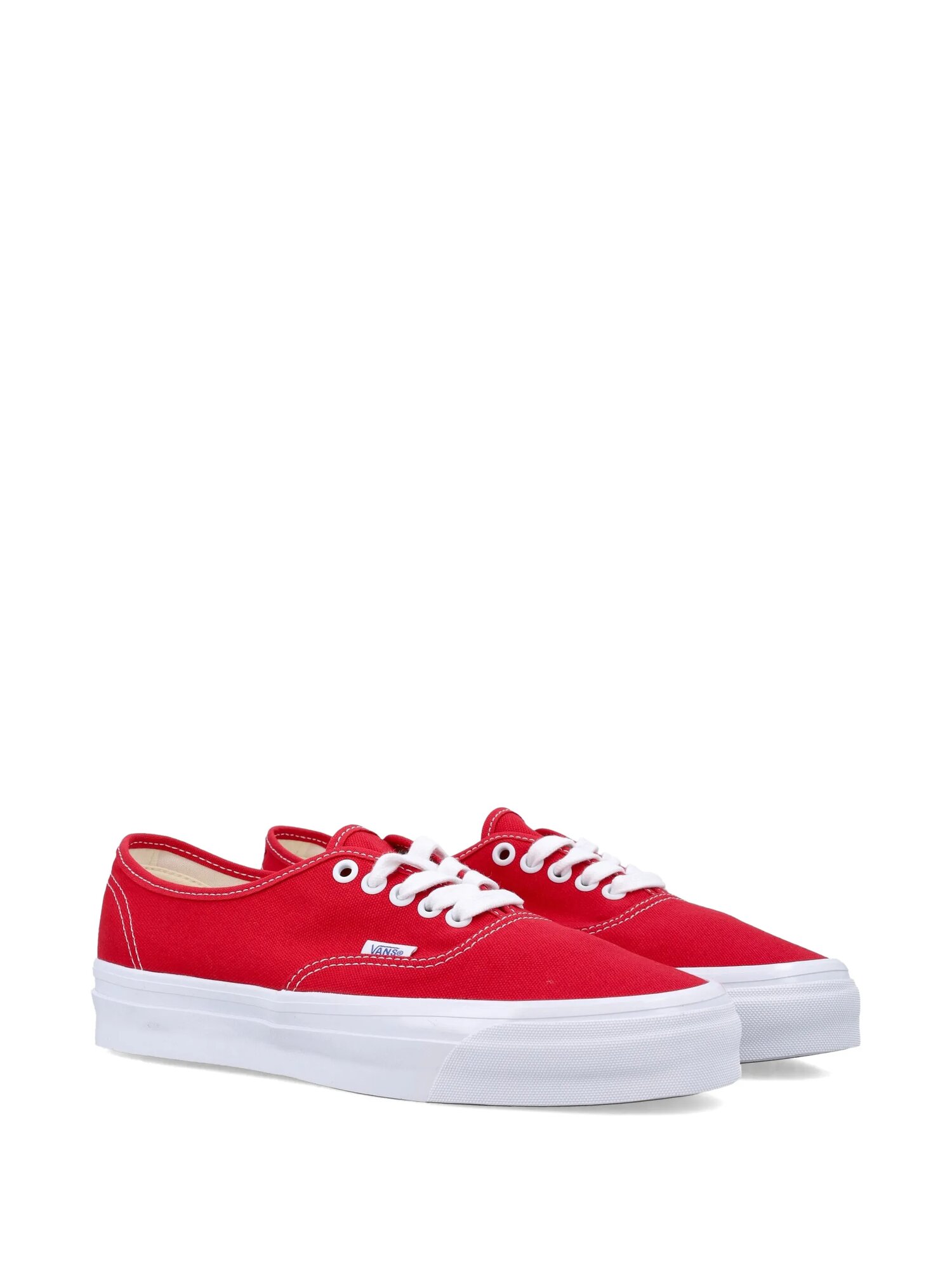 Кроссовки VANS Authentic 44, размер 12,5 US, красный — фото 1