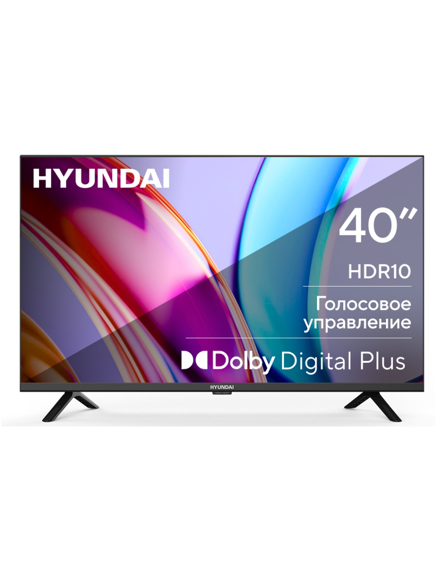 Телевизор LED Hyundai 40" H-LED40BS5002 Android TV Frameless черный Smart