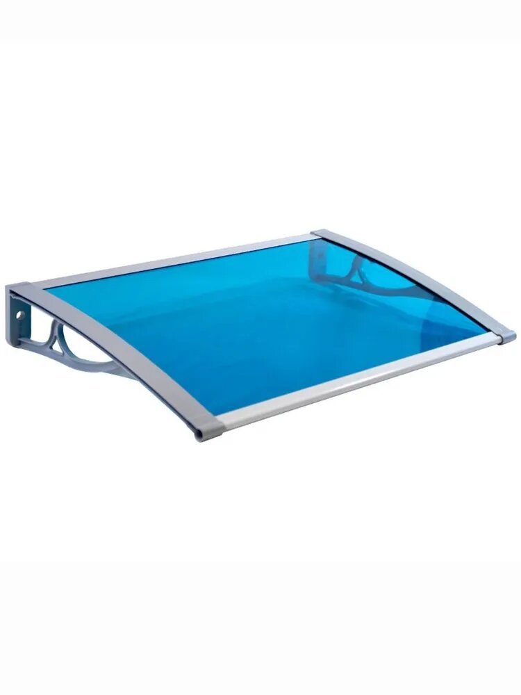 Козырек над крыльцом, для дома усиленный , Навес над крыльцом, Кронштейн из алюминиевого сплава удлинение 40 см