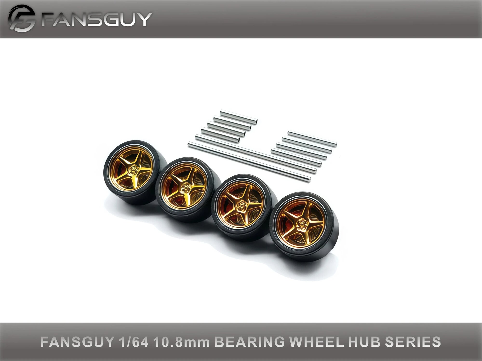 FANSGUY 1/64 Колеса с подшипниками BRM-F Gild 1