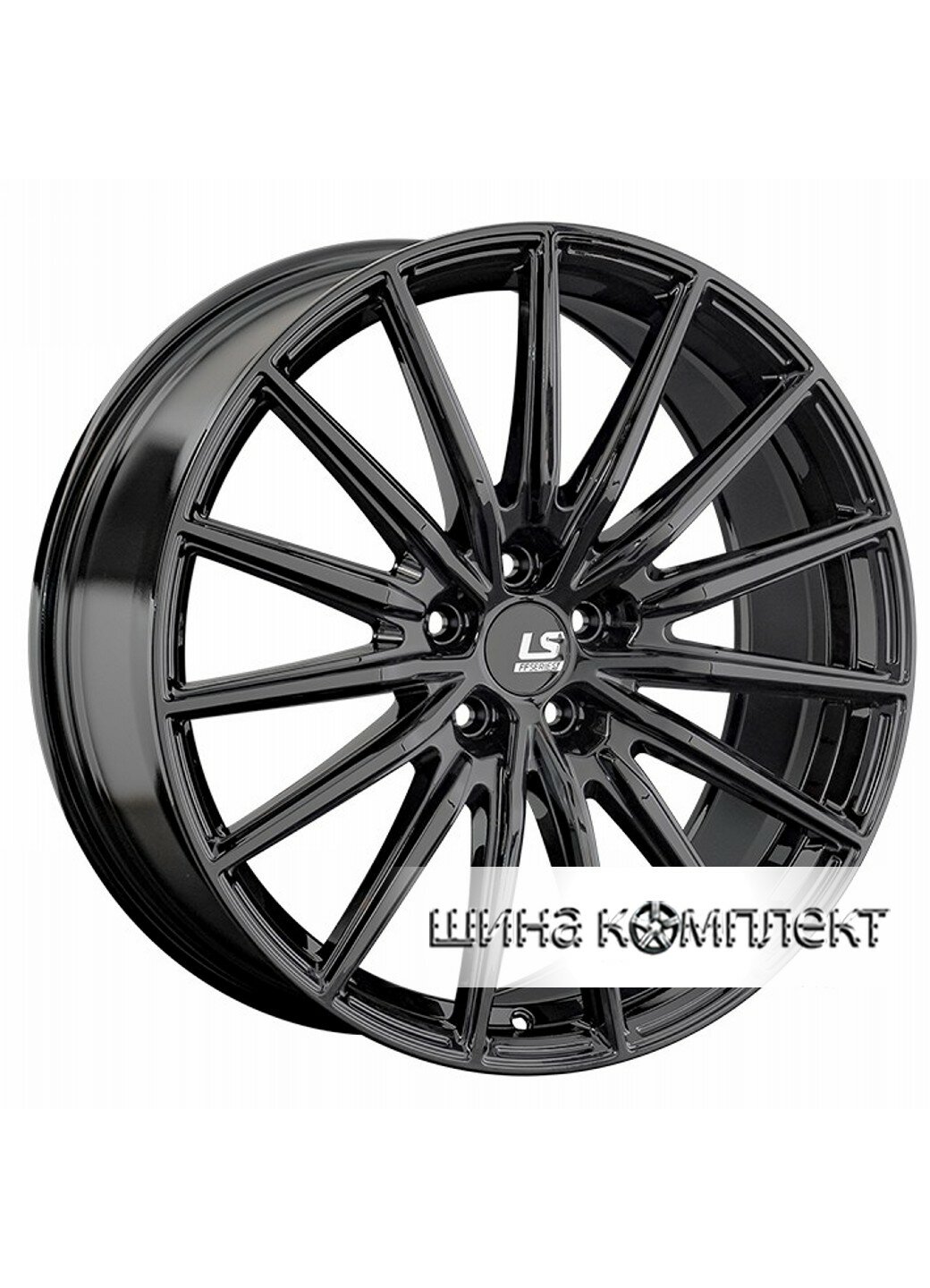 Колесный диск LS FlowForming RC93 8x20 5x108 ET38 65,1 BK литой для автомобиля