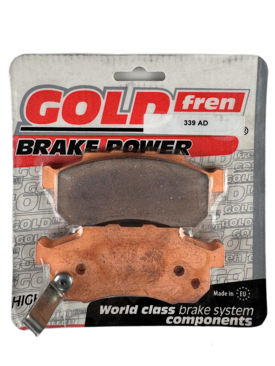 Тормозные колодки дисковые на мотоцикл 339 AD Goldfren оригинальные