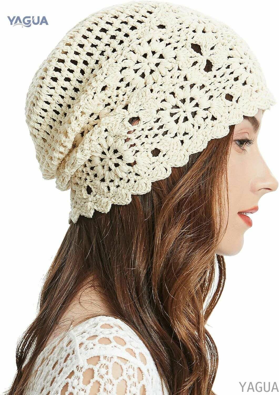 Полая вязаная шапочка, Подходит для лета, YAGUA