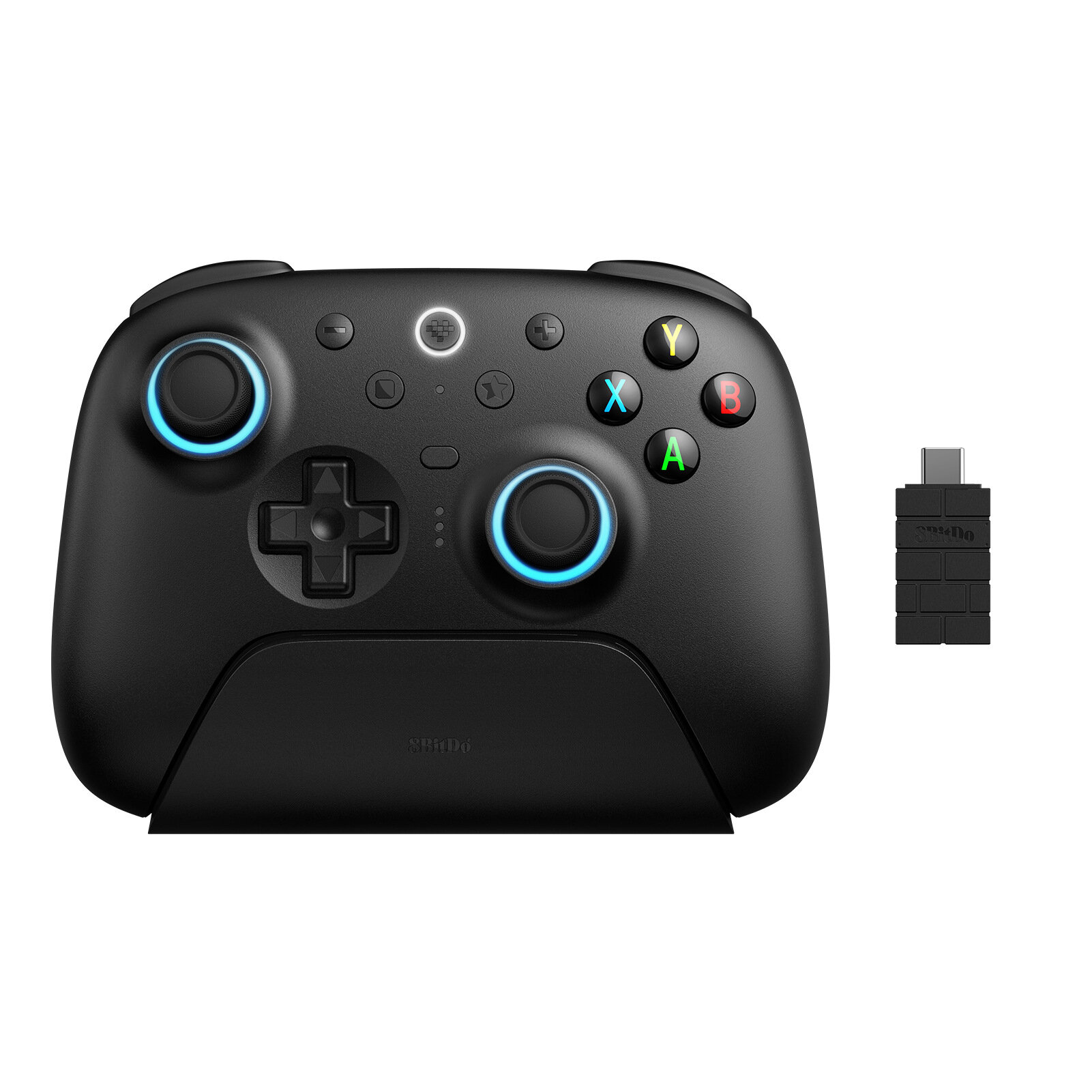 Переключатель игрового контроллера 8BitDo, джойстик, RGB, Bluetooth 2.4G