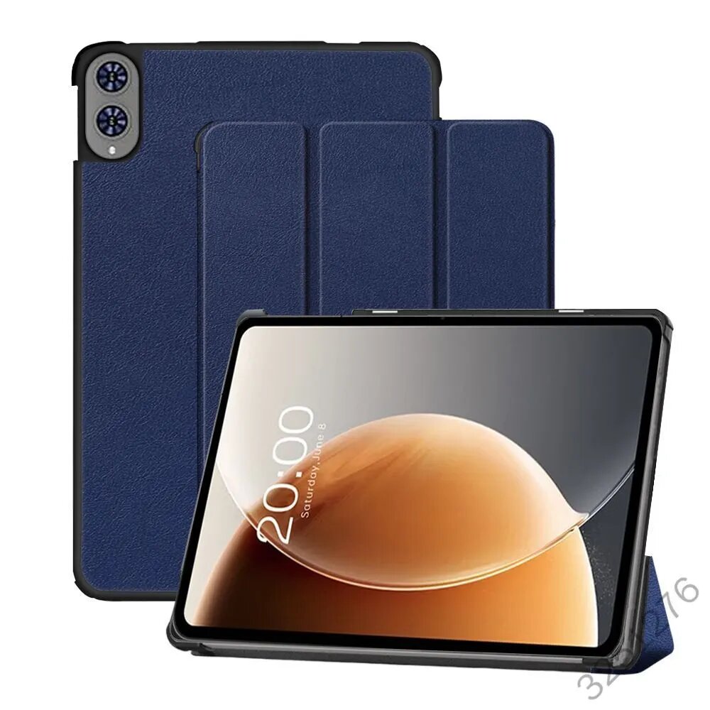 Чехол для планшета для Teclast T65 13.4" (2025) синий чехол-книжка из искусственной кожи с функцией подставки