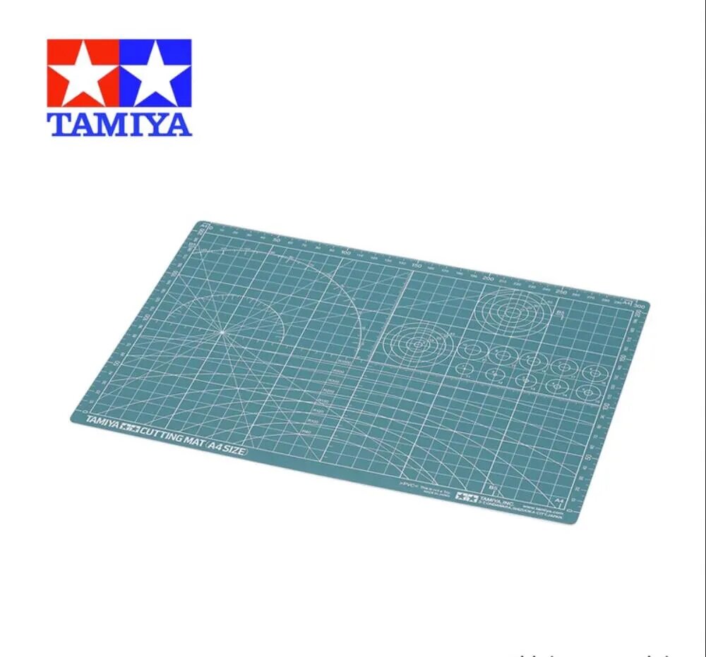 Tamiya74118 обрабатывающий инструмент для гибки режущей пластины (формат А4 / зеленый) для создания модели