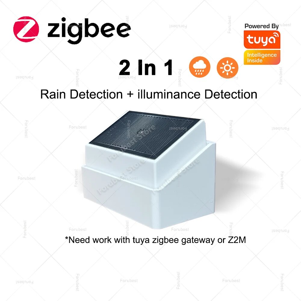 Умный датчик дождя и освещенности Zigbee