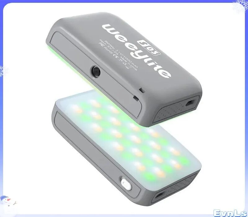 Осветитель Viltrox Weelite S03, светодиодный, 2800-6800К, RGB, 4 Вт, серый