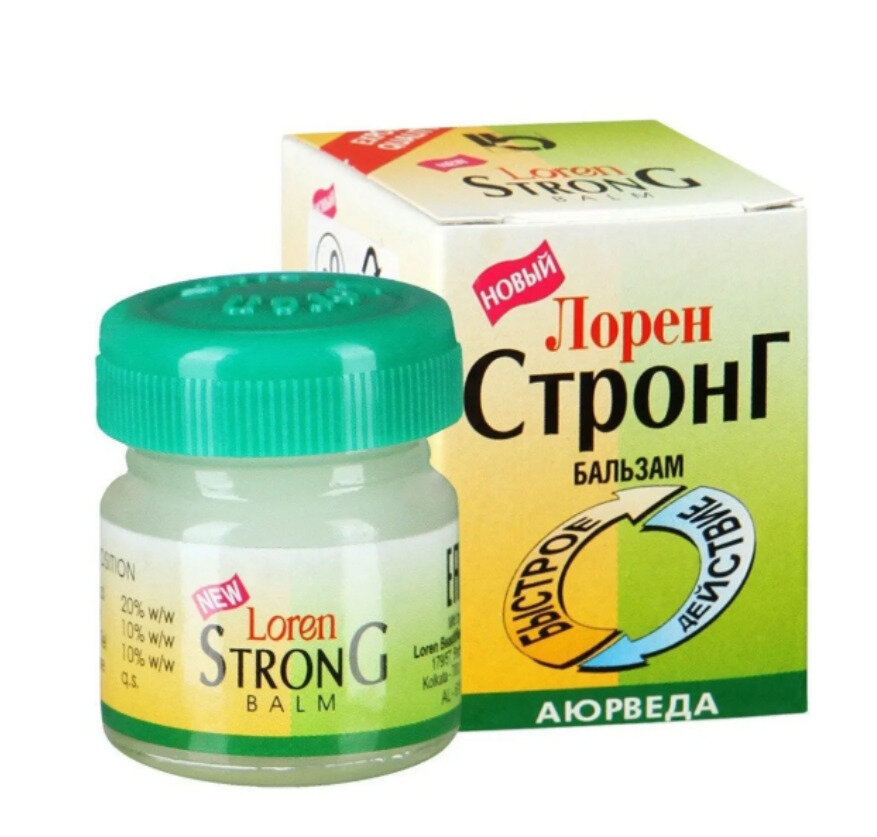 Бальзам стронг Лорен от боли / 1шт